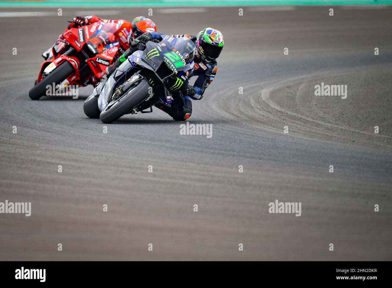Official MotoGP tests at the Pertamina Mandalika International Street ...