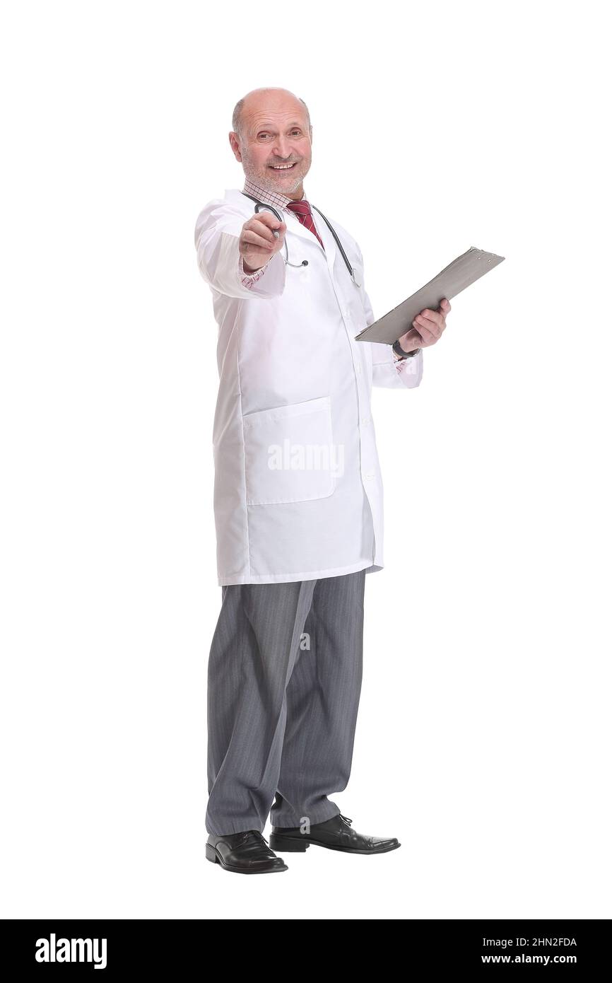 Man doctor middle age hoary Cut Out Stock Images & Pictures - Alamy
