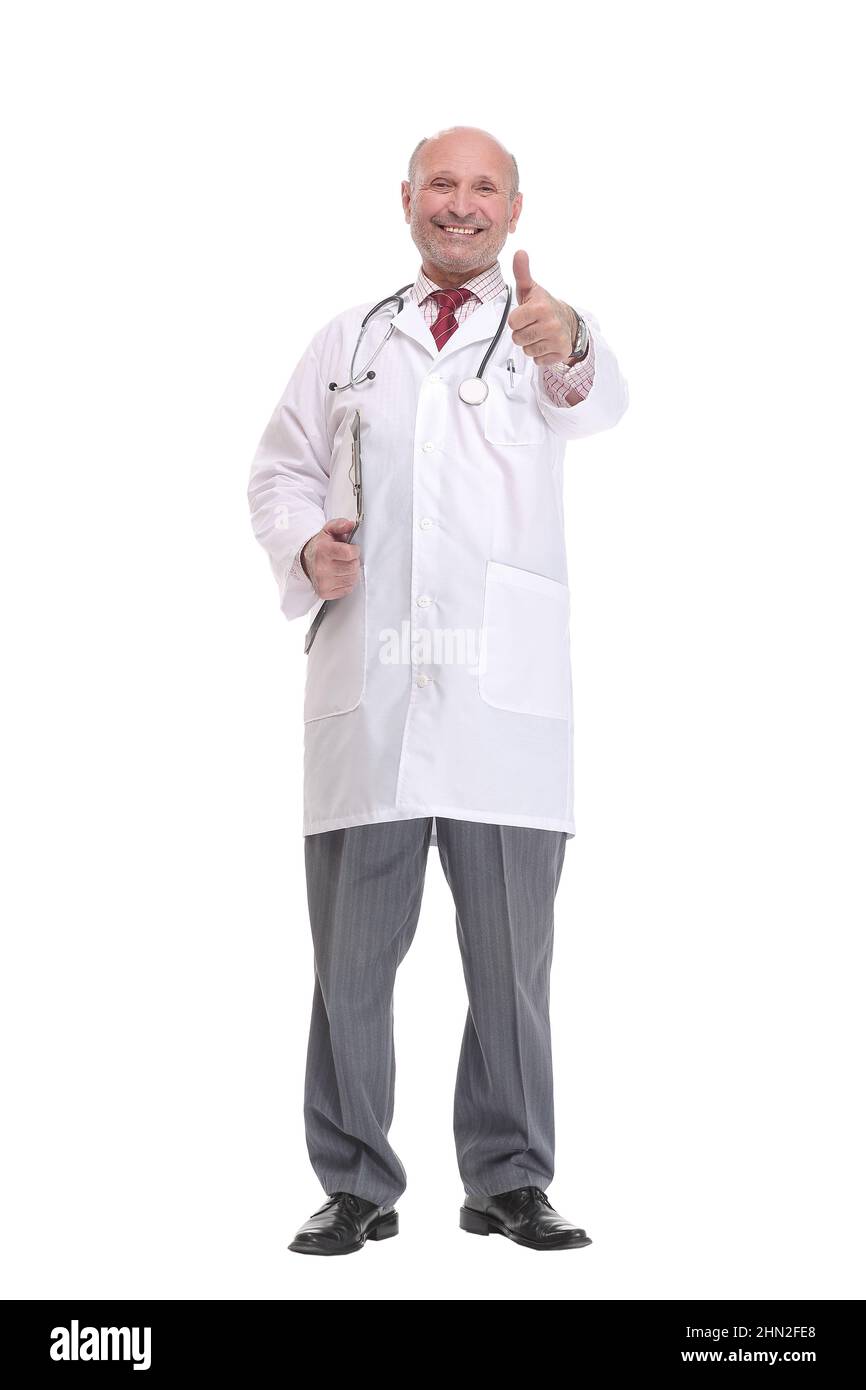 Portrait confident satisfied doctor Cut Out Stock Images & Pictures - Alamy