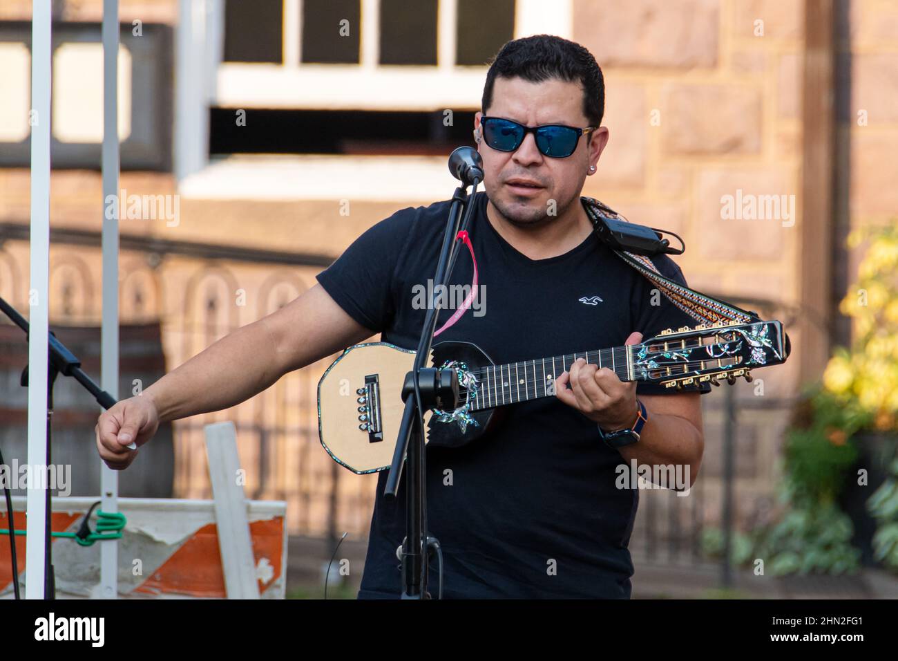 Traditional musical instruments for playing Andean folk music Stock ...