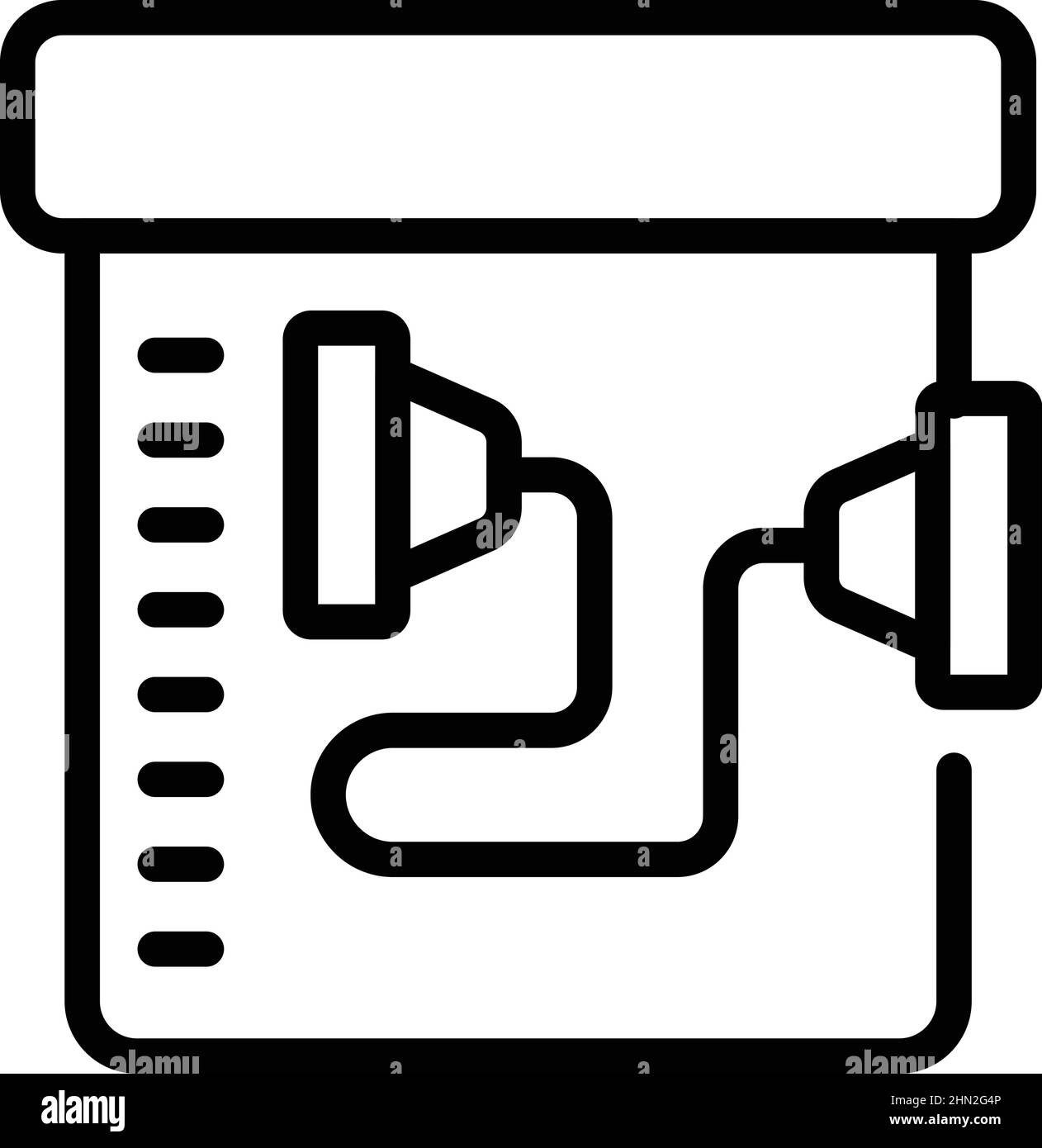 Equipment gym fitness tool outline hi-res stock photography and images ...