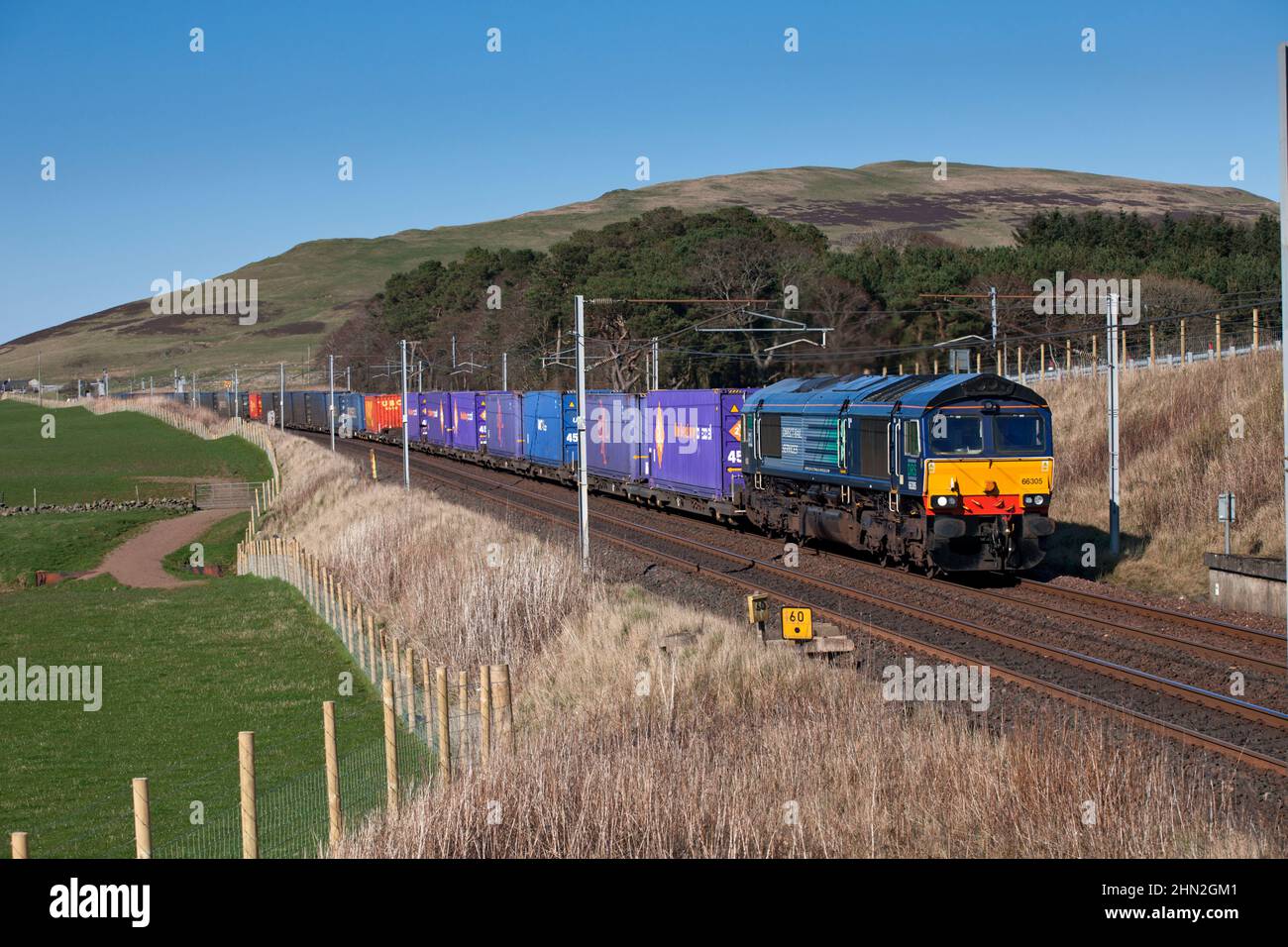 Direct Rail Services class 66 diesel locomotive 66305 in the ...