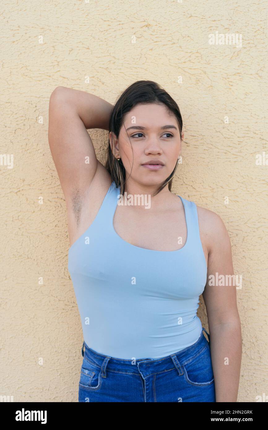 Unshaven armpit hi-res stock photography and images - Alamy