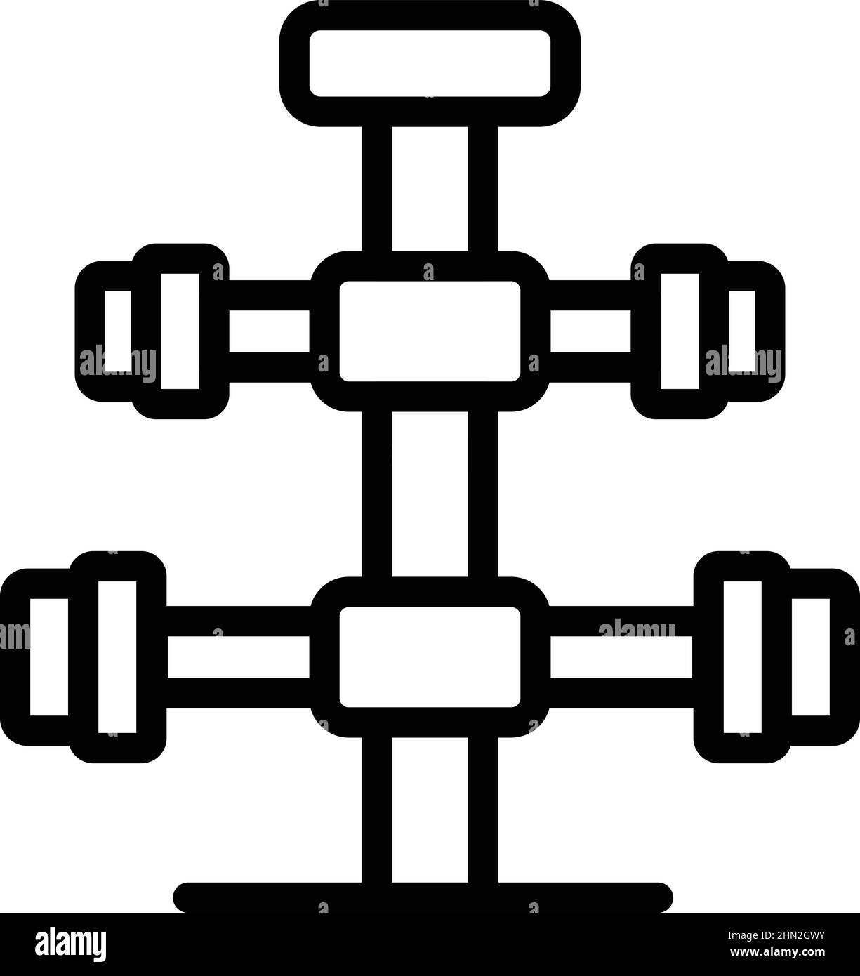 Indoor bicycle rack Stock Vector Images - Alamy