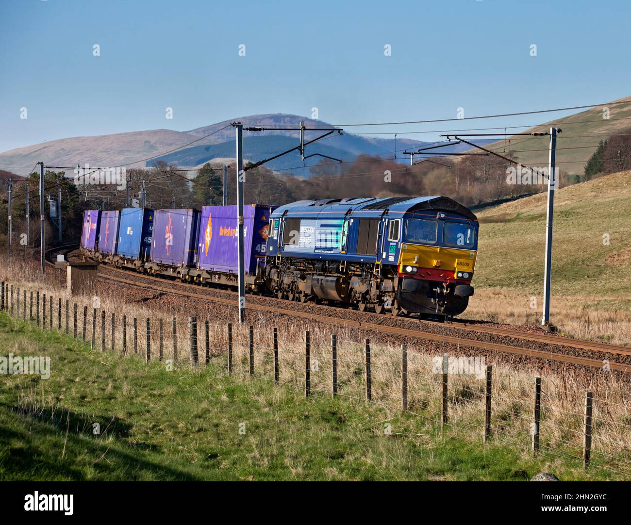 Direct Rail Services class 66 diesel locomotive 66305 in the ...