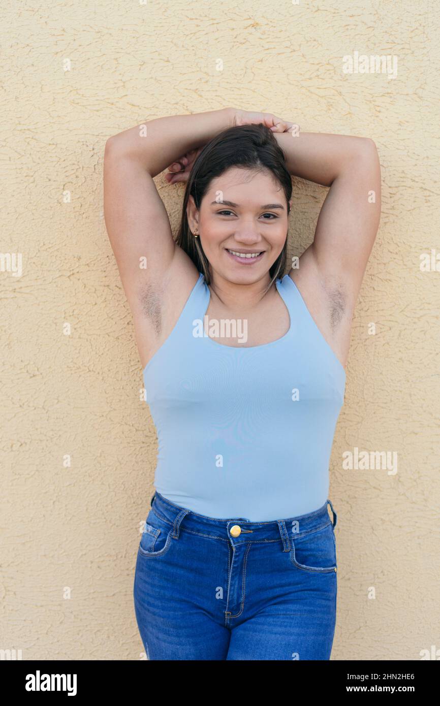 Woman armpits hairy hi-res stock photography and images - Alamy