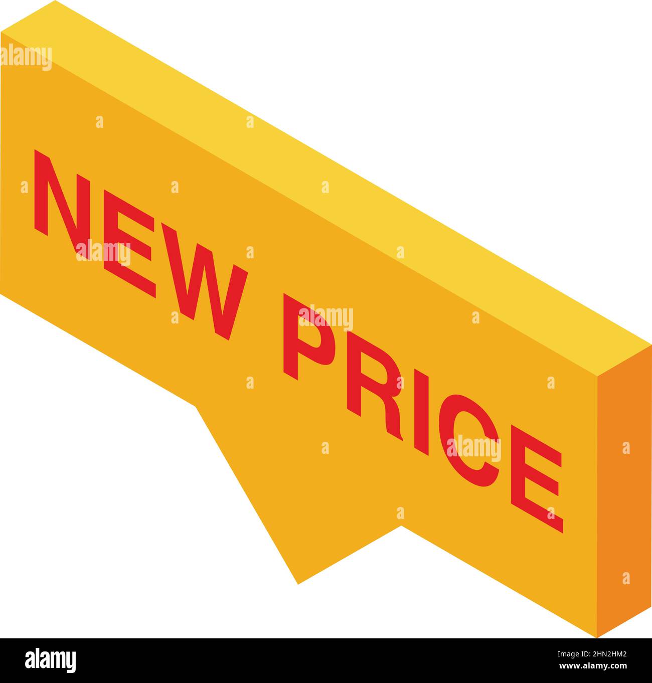 Isometric round price tag hi-res stock photography and images - Alamy