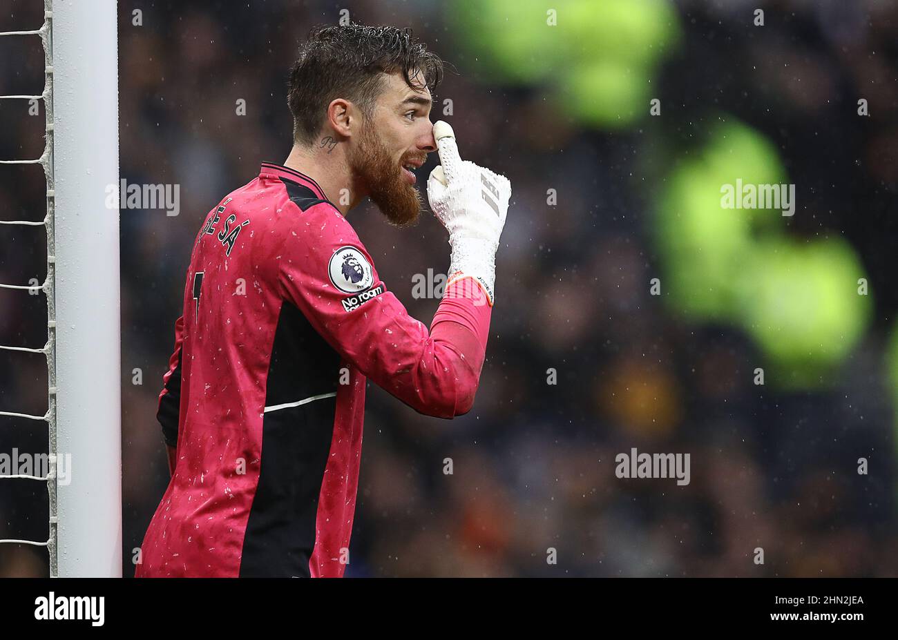London, England, 13th February 2022. José Sá of Wolverhampton Wanderers ...