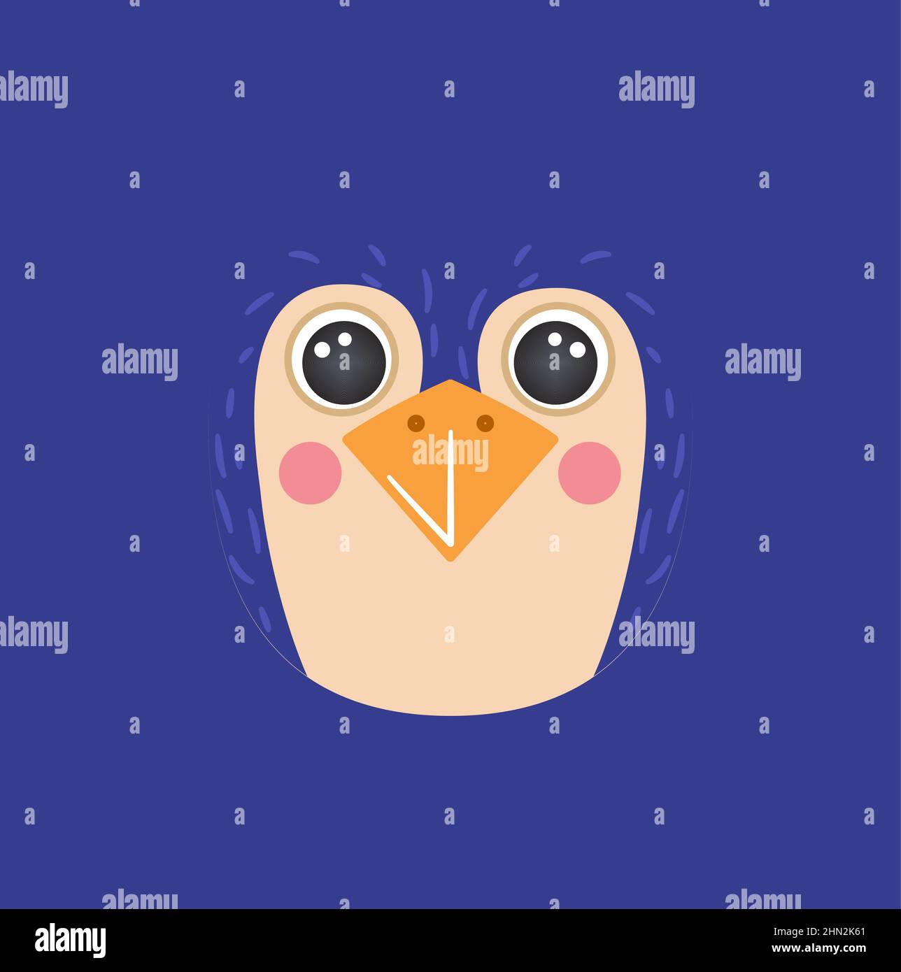 Emperor penguin head Cut Out Stock Images & Pictures - Alamy