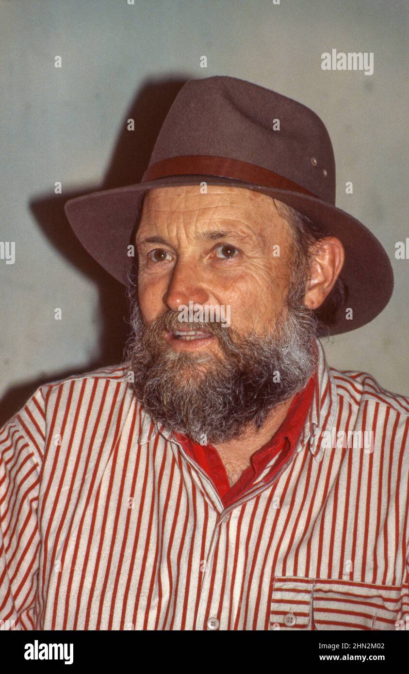 American musician and composer Terry Riley during an interview in ...