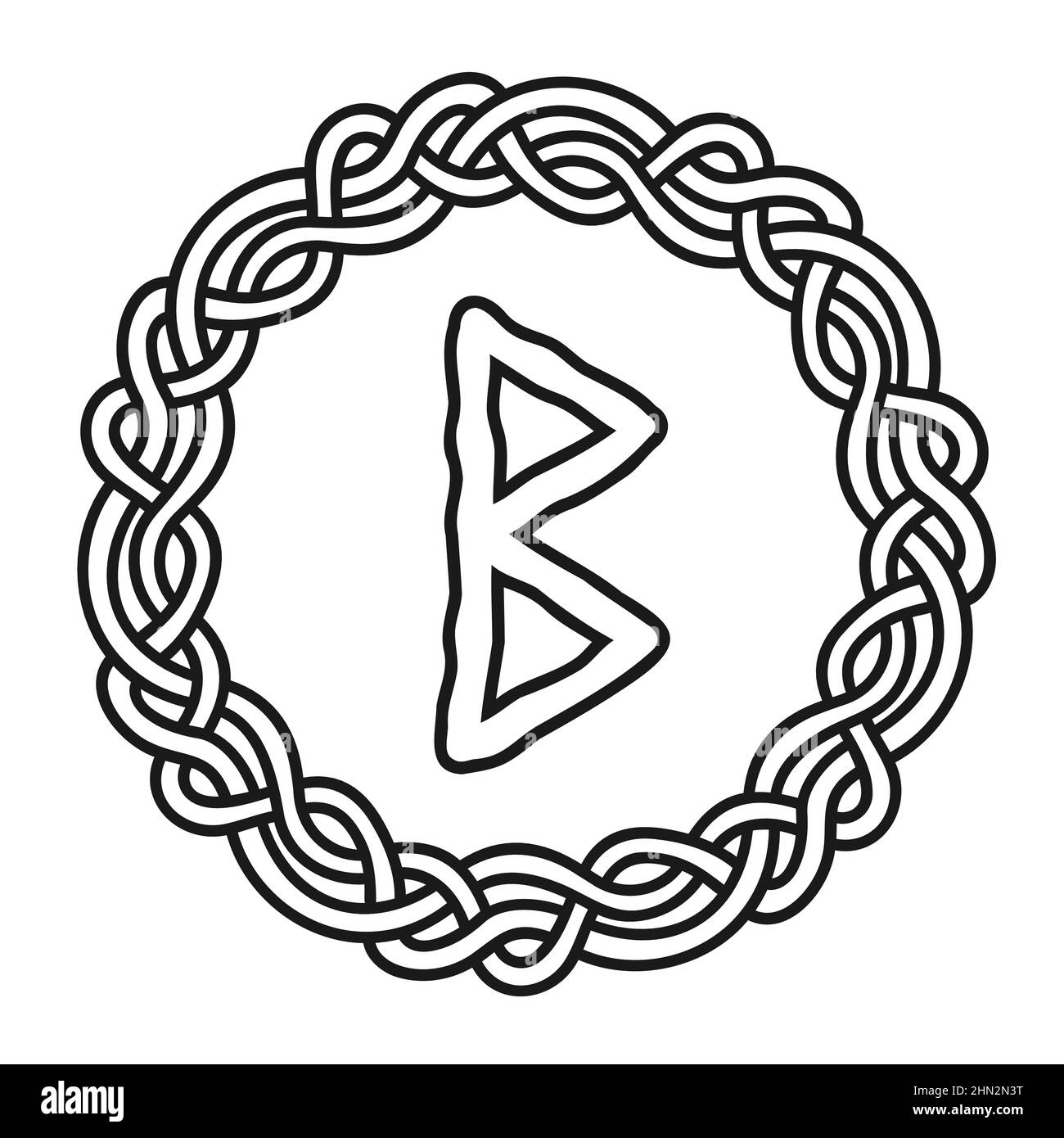 Rune berkana Cut Out Stock Images & Pictures - Alamy