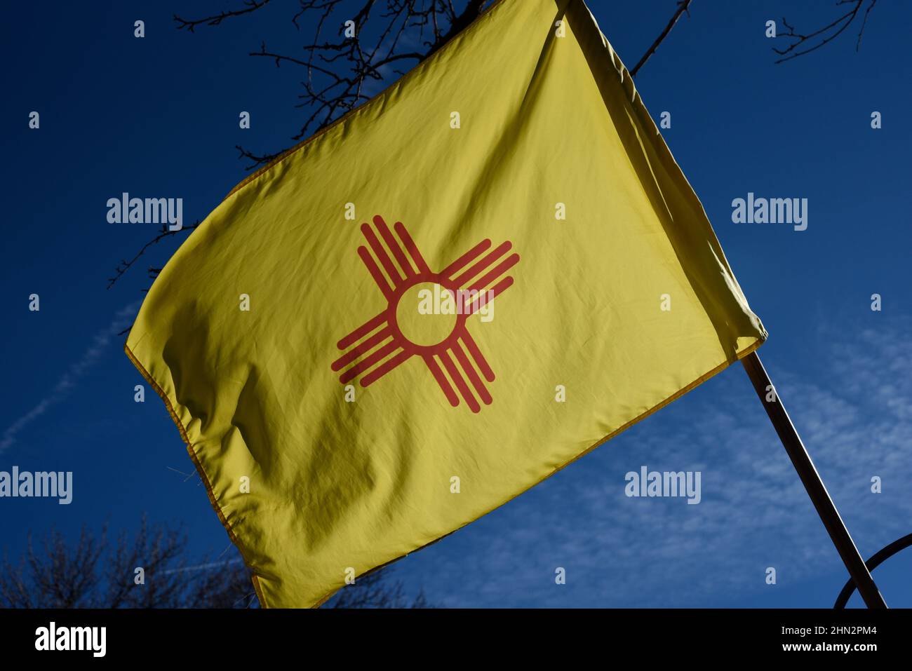 Flag of zia sun hi-res stock photography and images - Alamy