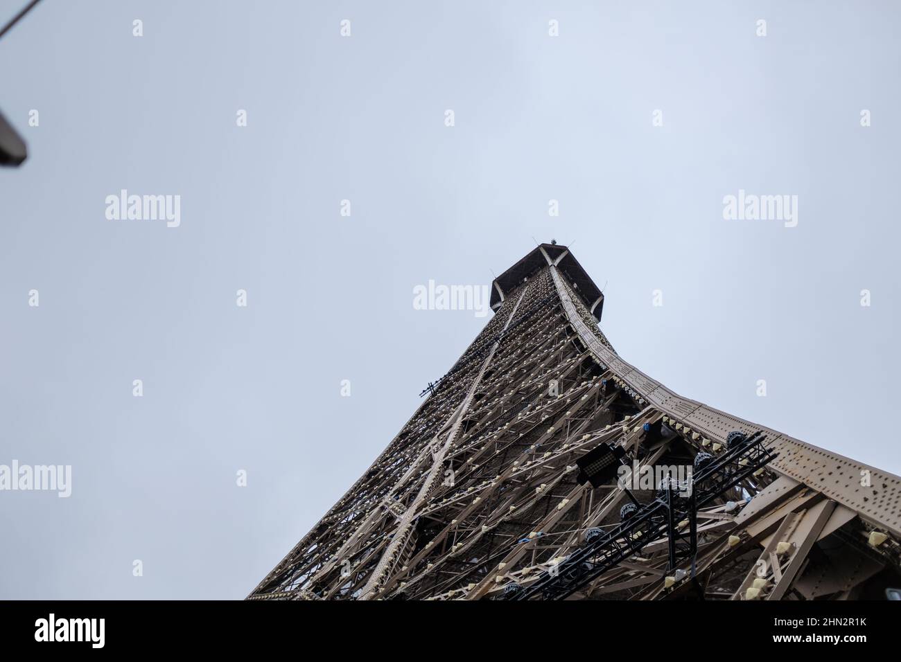 Old metal massive structure in Paris France from a different ...