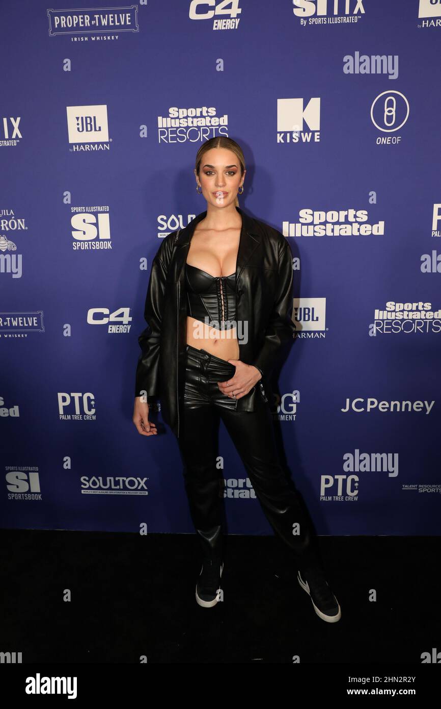 Allie Ayers arrives at Sports Illustrated The Party x Palm Tree Crew ...