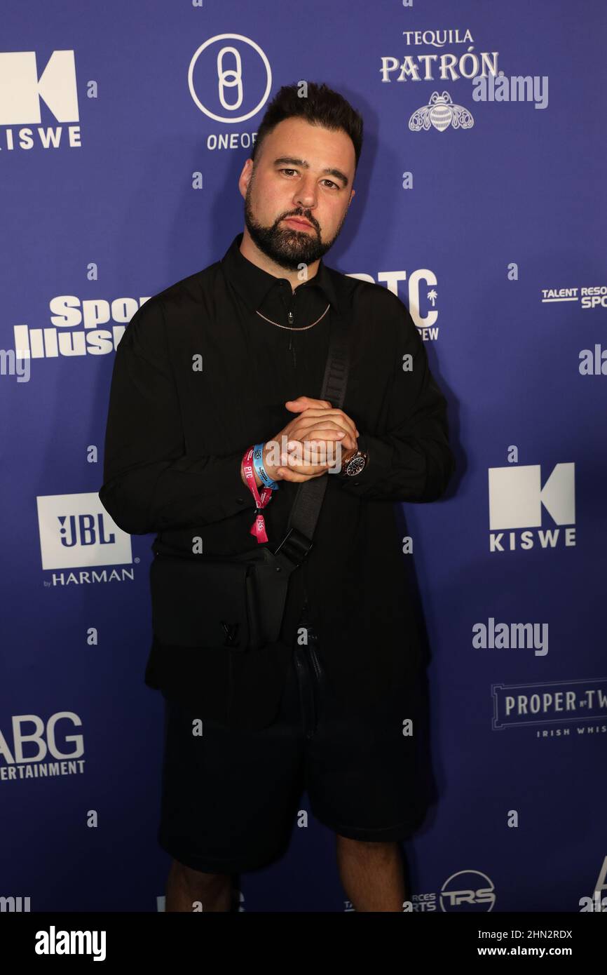 Ben Ricciardi arrives at Sports Illustrated The Party x Palm Tree Crew ...