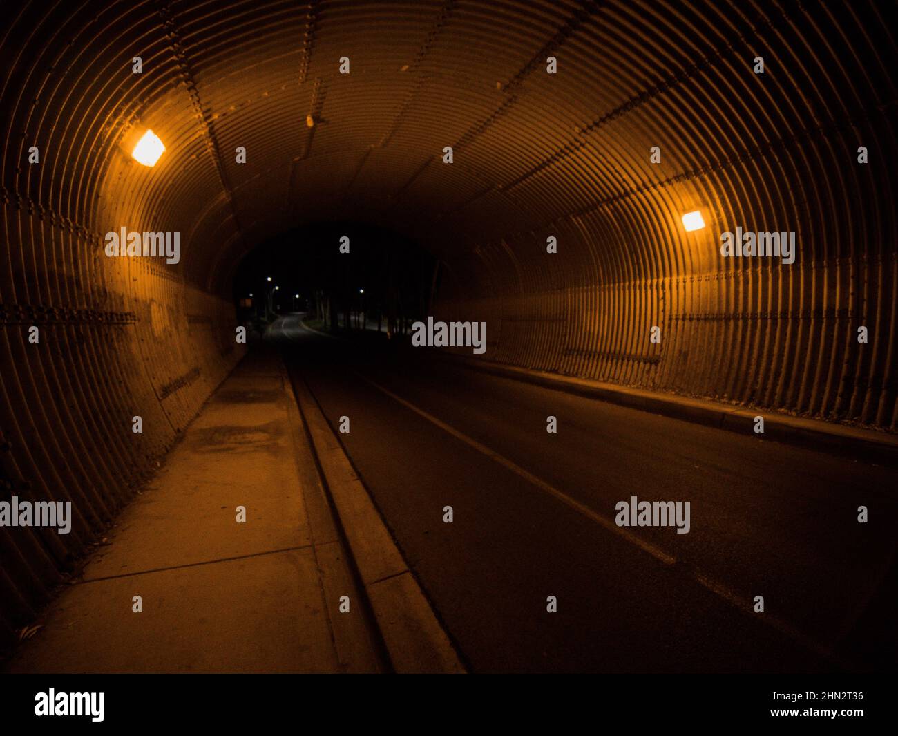 Beautiful view of Freeway Tunnel Stock Photo - Alamy