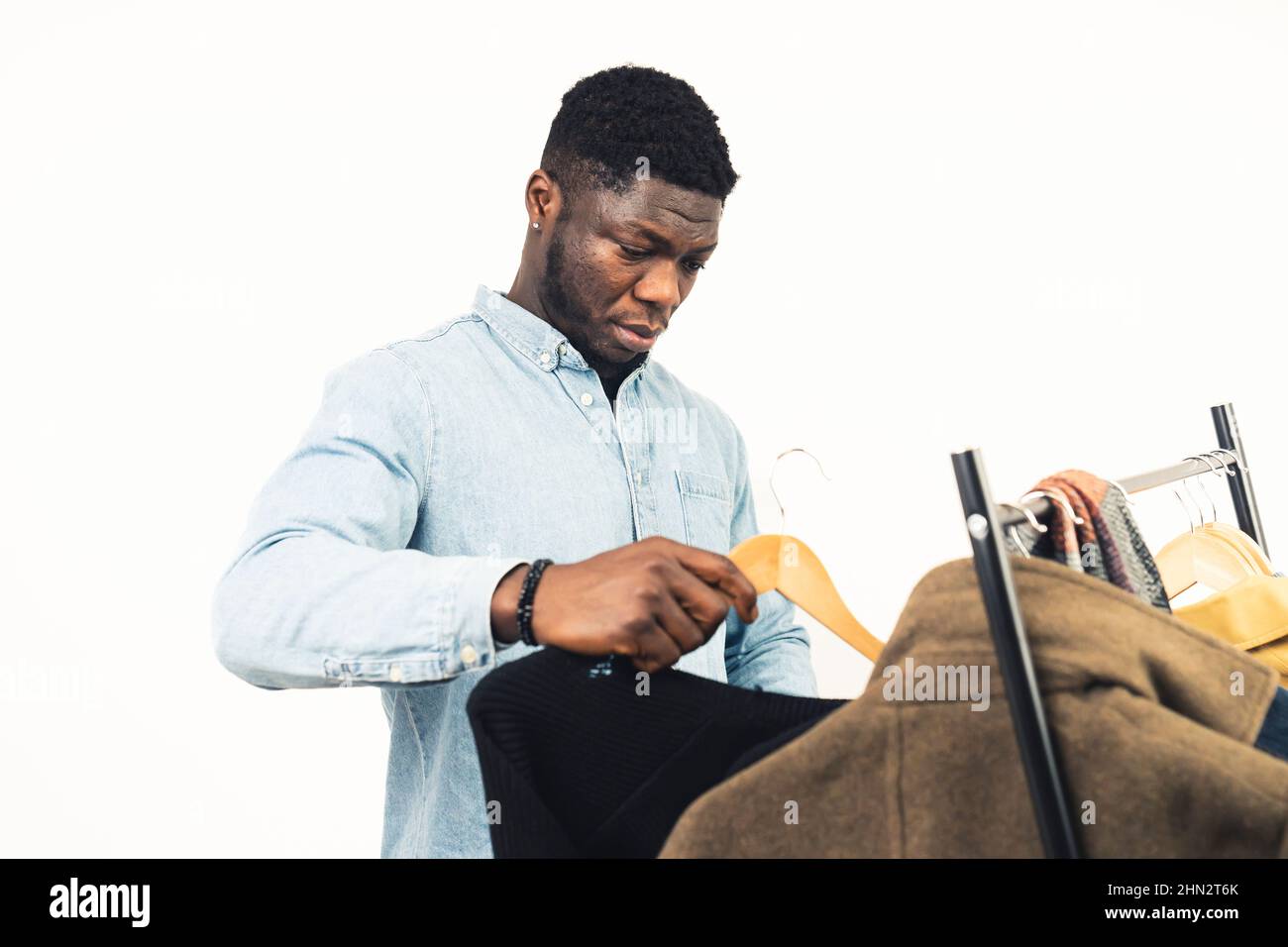 Man changing clothes hi-res stock photography and images - Alamy