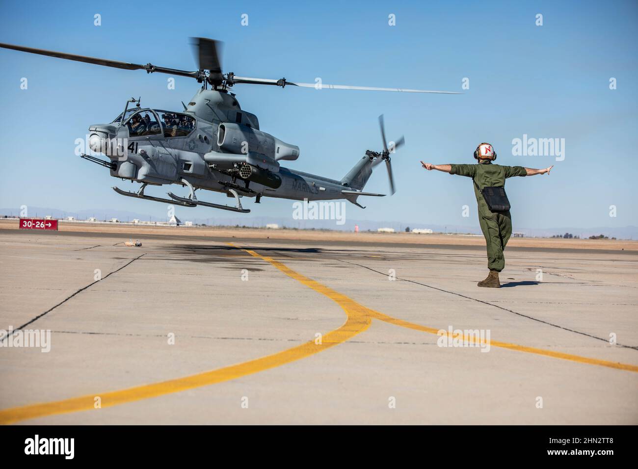 Marines with Marine Light Attack Helicopter Squadron 775, Marine ...