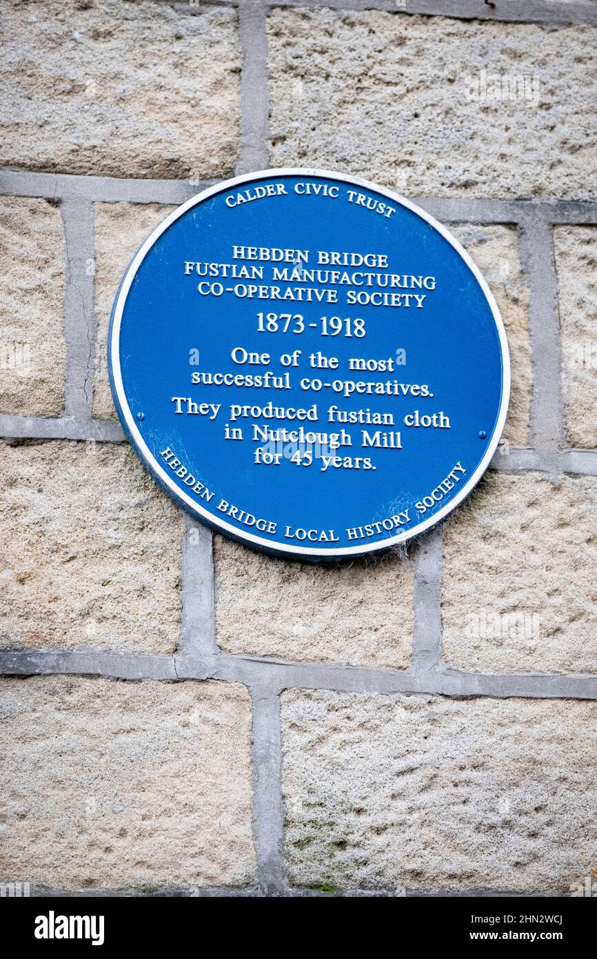 Yorkshire blue plaque hi-res stock photography and images - Alamy