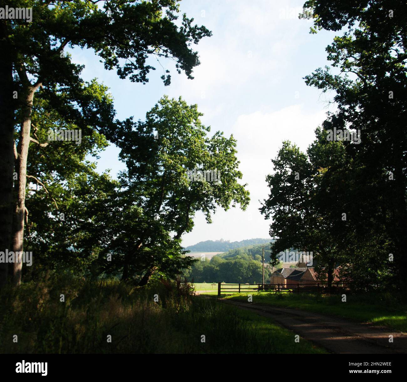 Belvoir Castle View from the south west Stock Photo - Alamy