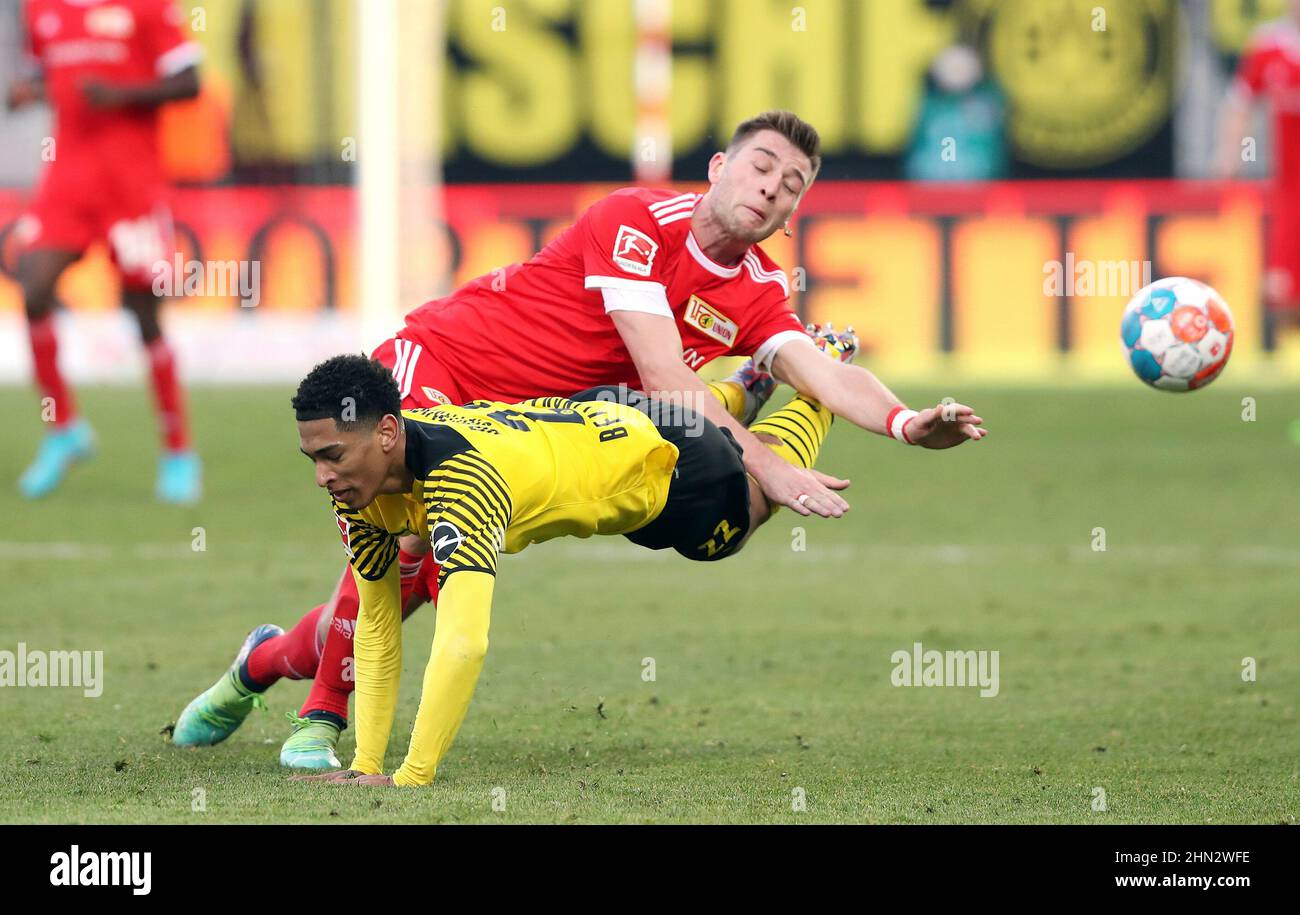 Berlin, Deutschland. 13th Feb, 2022. firo 1.Bundesliga. 2021/2022 ...