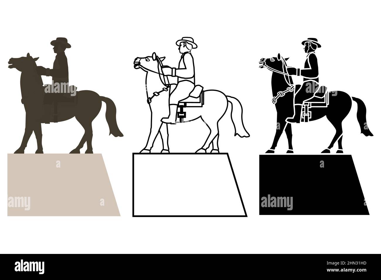 Monument of sculptor Cut Out Stock Images & Pictures - Alamy