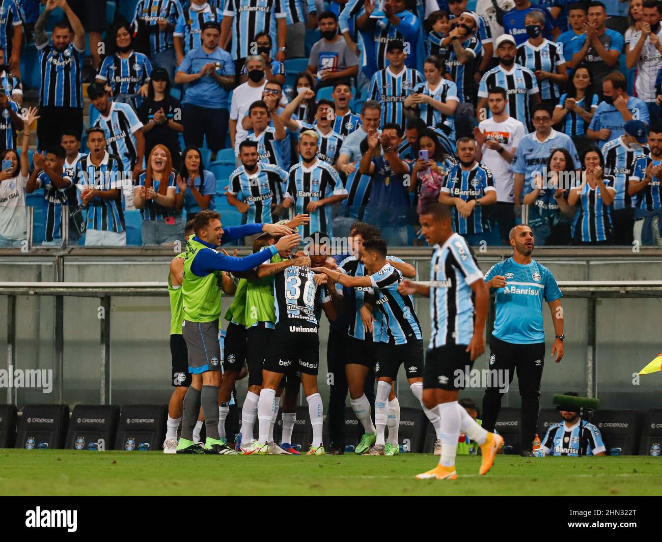 RS - Porto Alegre - 02/13/2022 - GAUCHO 2022, GREMIO X YOUTH - Nicolas ...