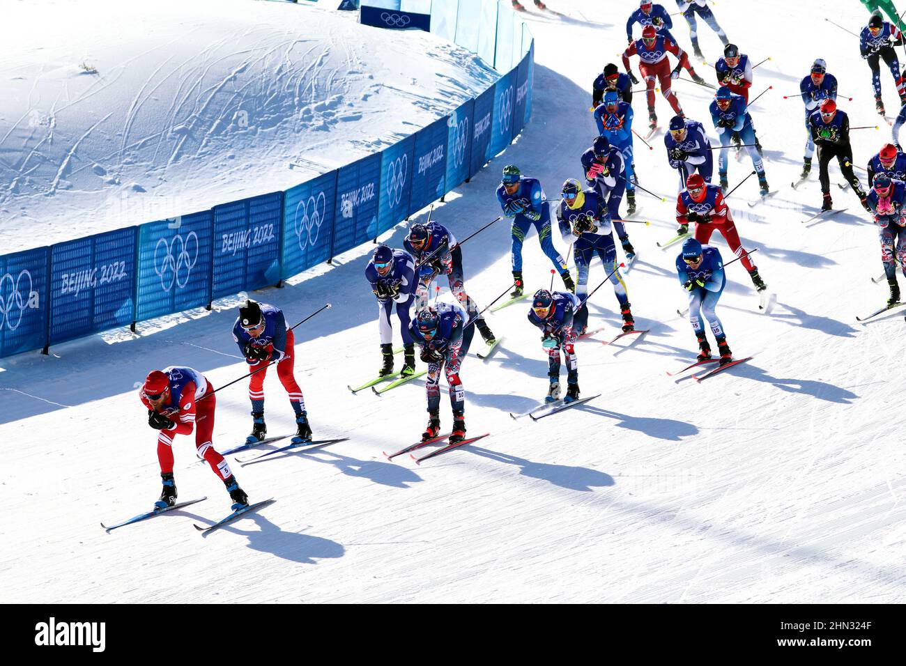 General view, FEBRUARY 6, 2022 - Cross Country Skiing : Men's Skiathlon ...