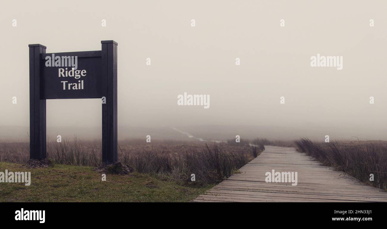 Sunset ridge trail hi-res stock photography and images - Alamy