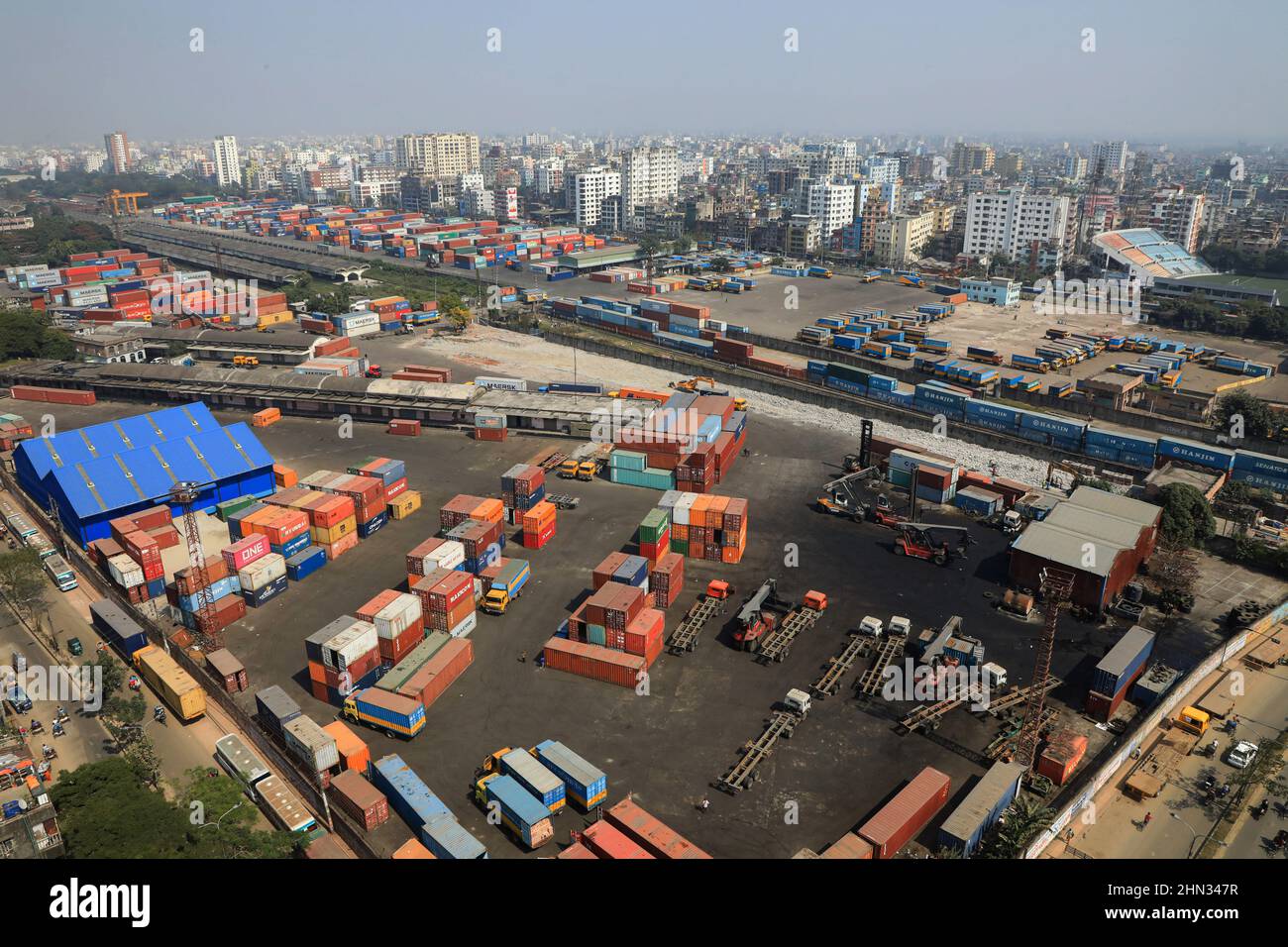 Dhaka, Bangladesh. 13th Feb, 2022. (EDITORS NOTE: Image taken with ...