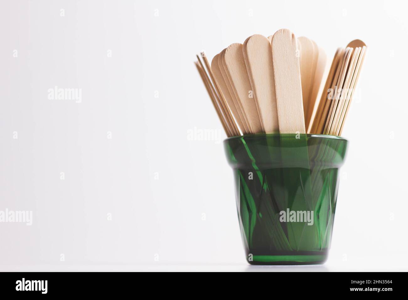 Wooden spatula. Wax spatula for depilation. Shugaring with sugar paste ...