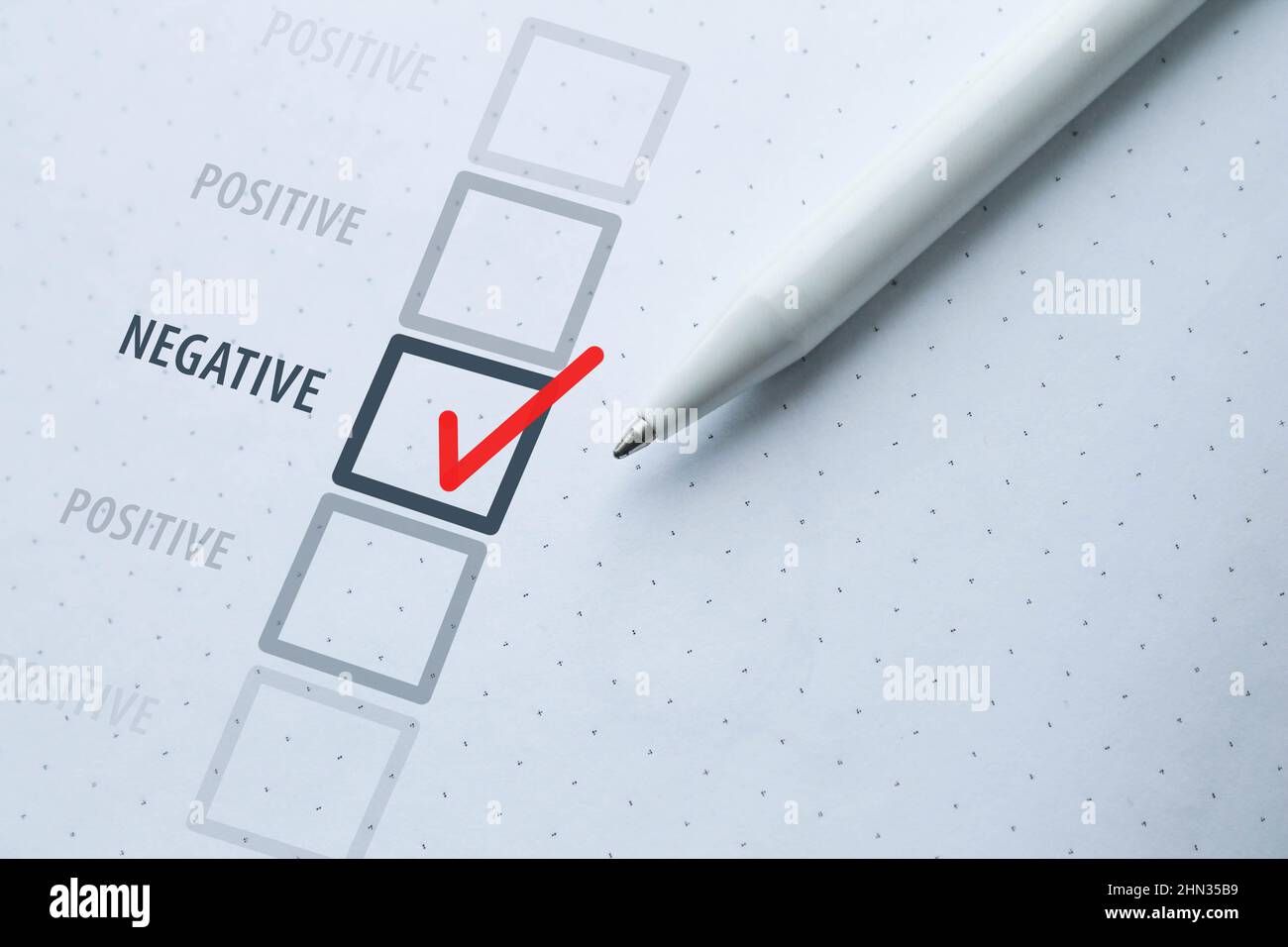 Medical blood test for covid-19, positive test result. Test mark ...