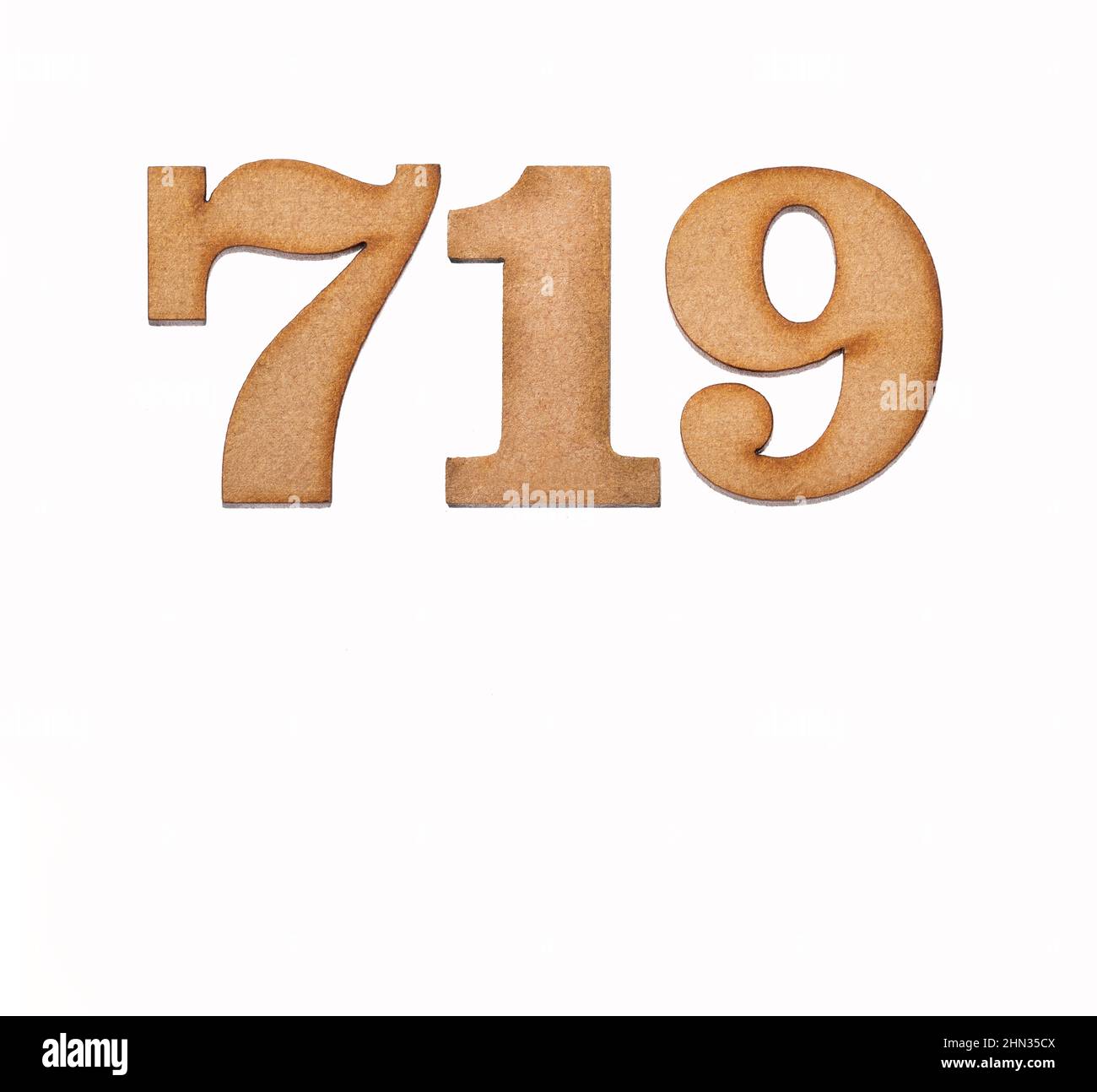 Number 719 Cut Out Stock Images & Pictures - Alamy