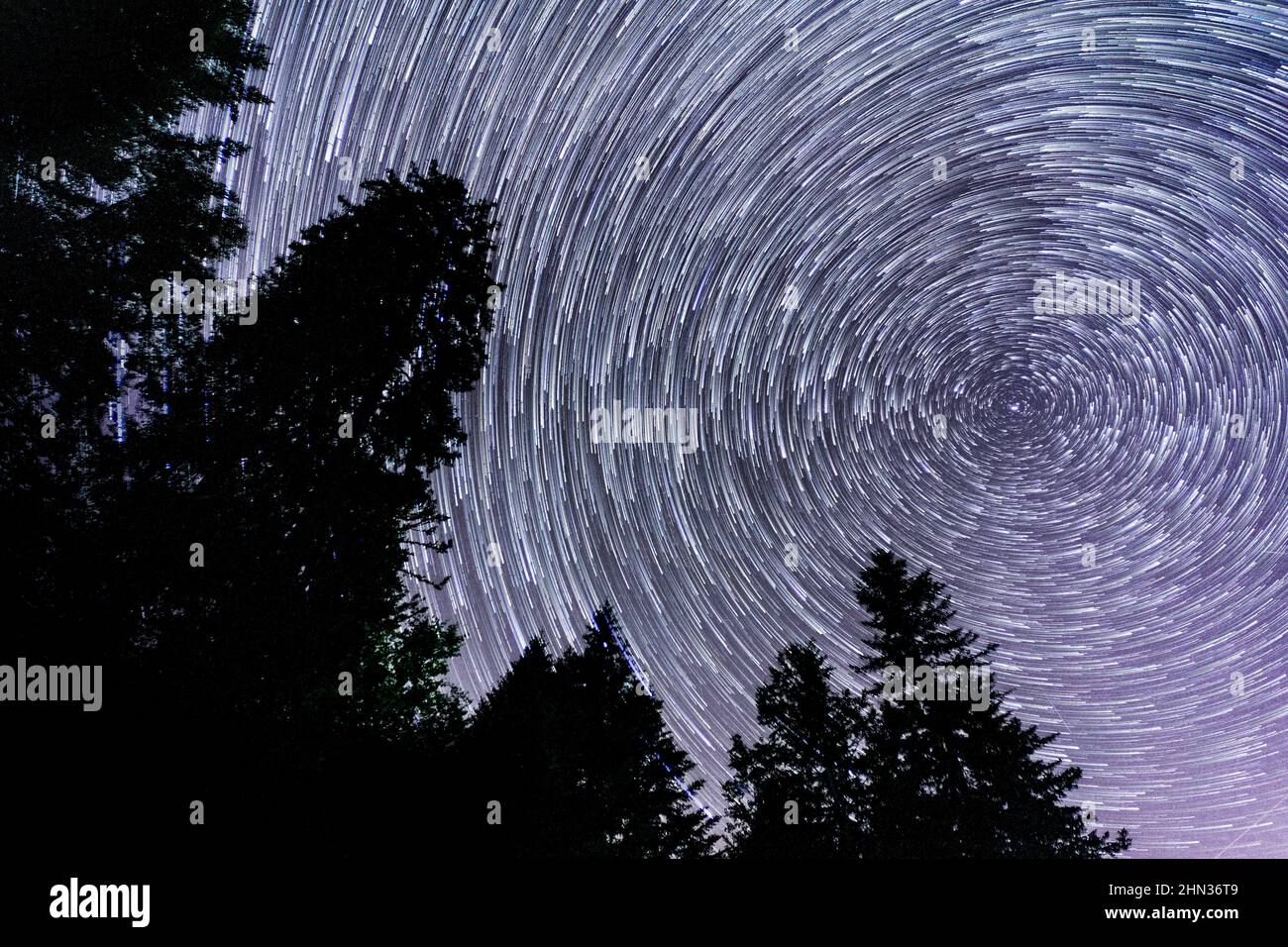 Stunning view of a starry night Stock Photo - Alamy