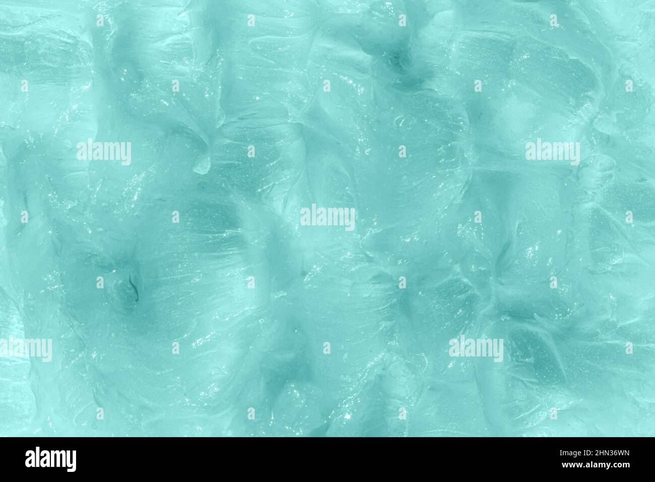 Creamy balm texture product closeup. Mint cosmetic smear background ...