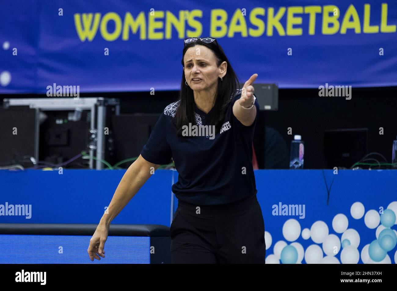 Belgrade, Serbia, 13th February 2022. Head Coach Sandy Brondello of ...
