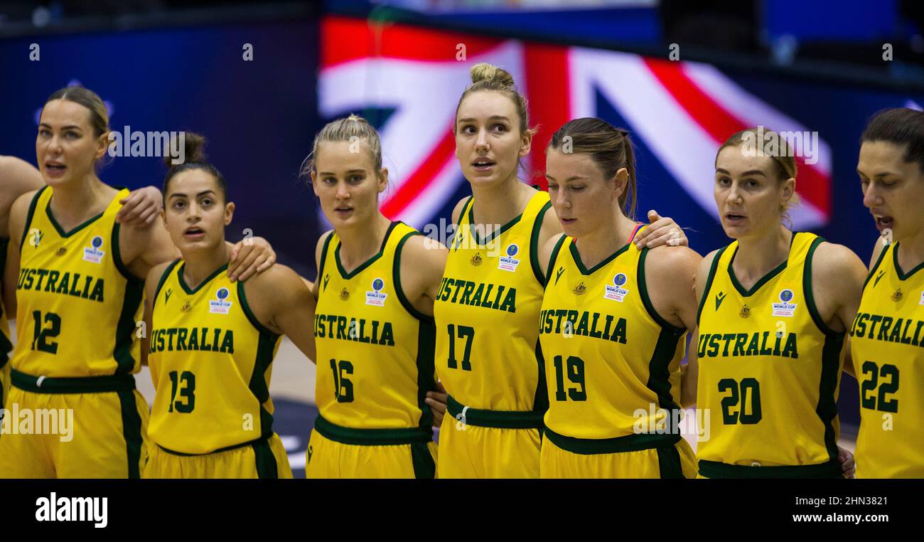 Belgrade, Serbia, 13th February 2022. Tess Madgen of Australia ...