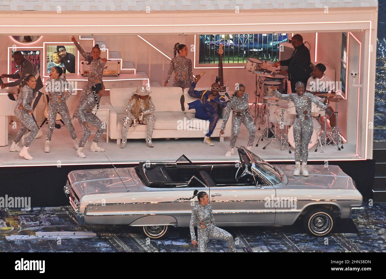 Los Angeles, United States. 13th Feb, 2022. The Pepsi Super Bowl LVI ...