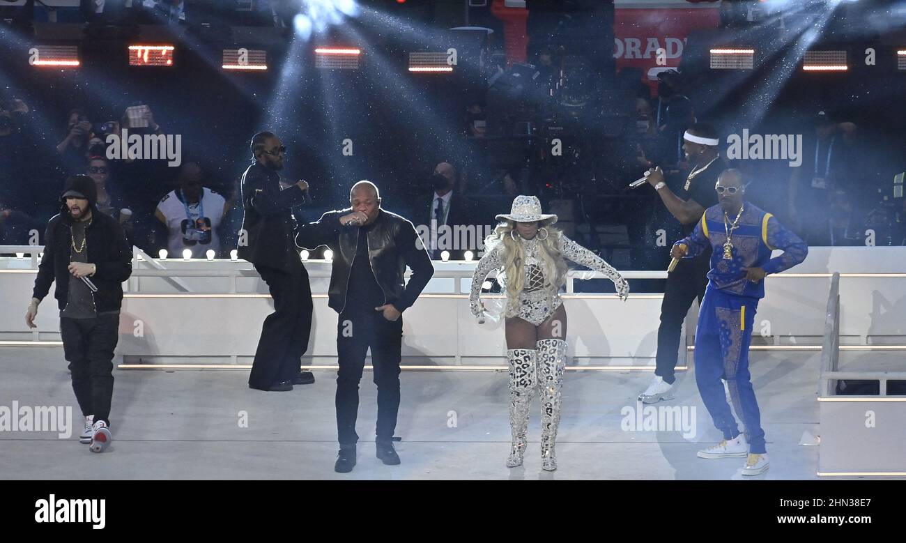 Los Angeles, United States. 13th Feb, 2022. The Pepsi Super Bowl LVI ...