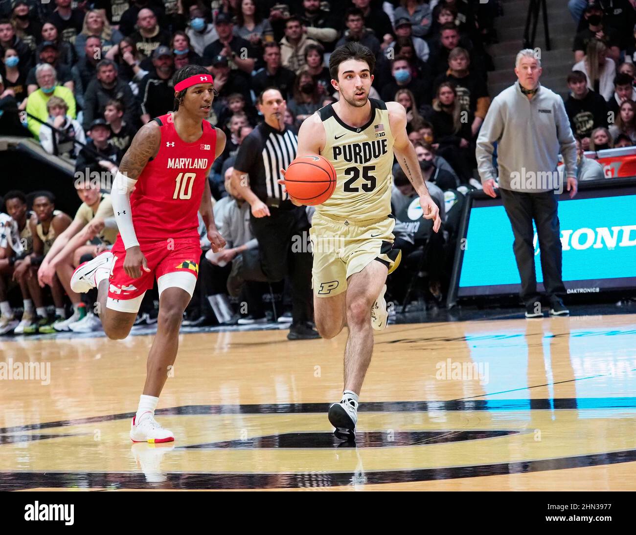 West Lafayette, Indiana, USA. 13th Feb, 2022. Purdue Boilermakers guard ...