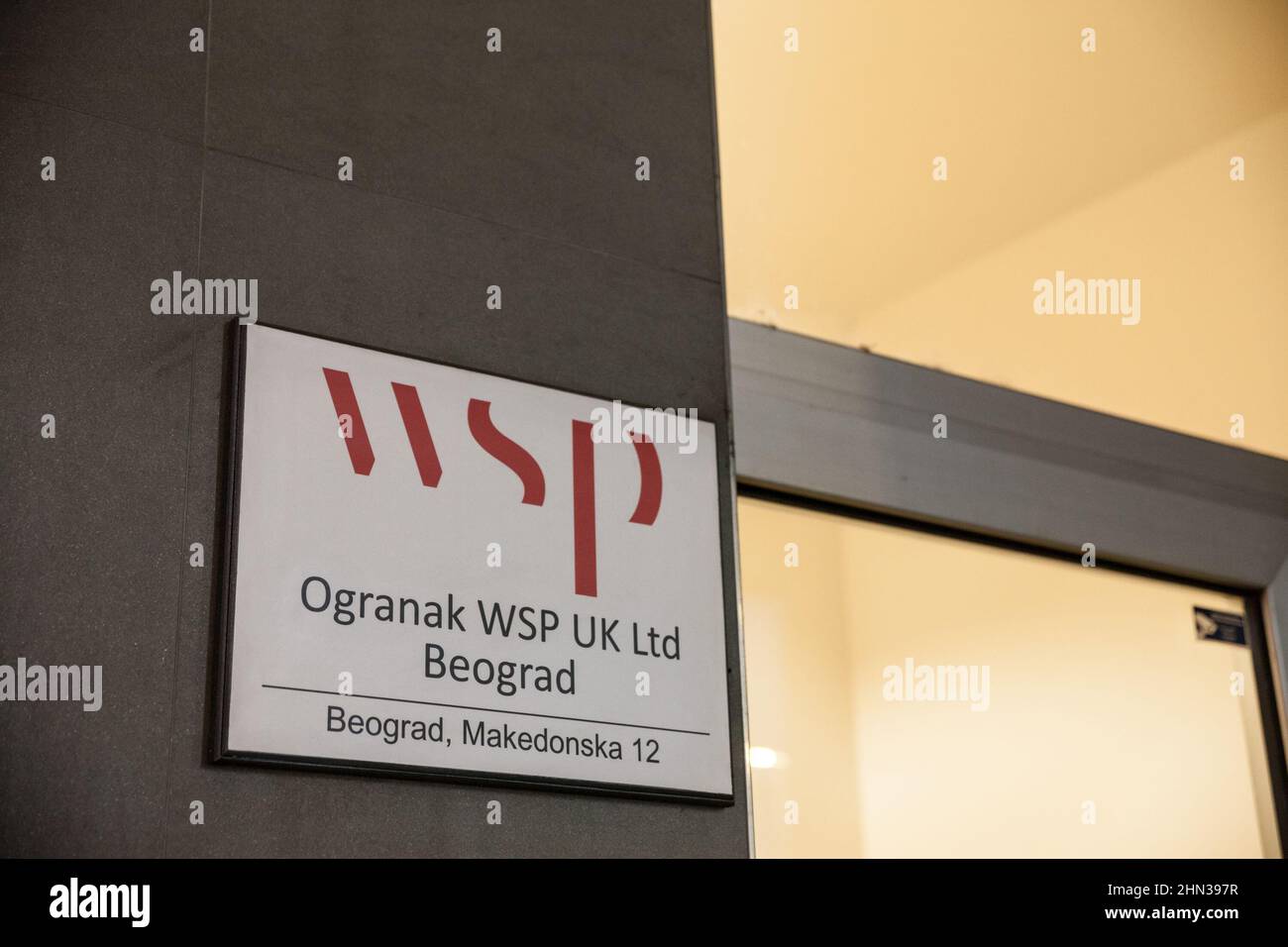 Picture of a sign with the logo of WSP Global on their main office for ...