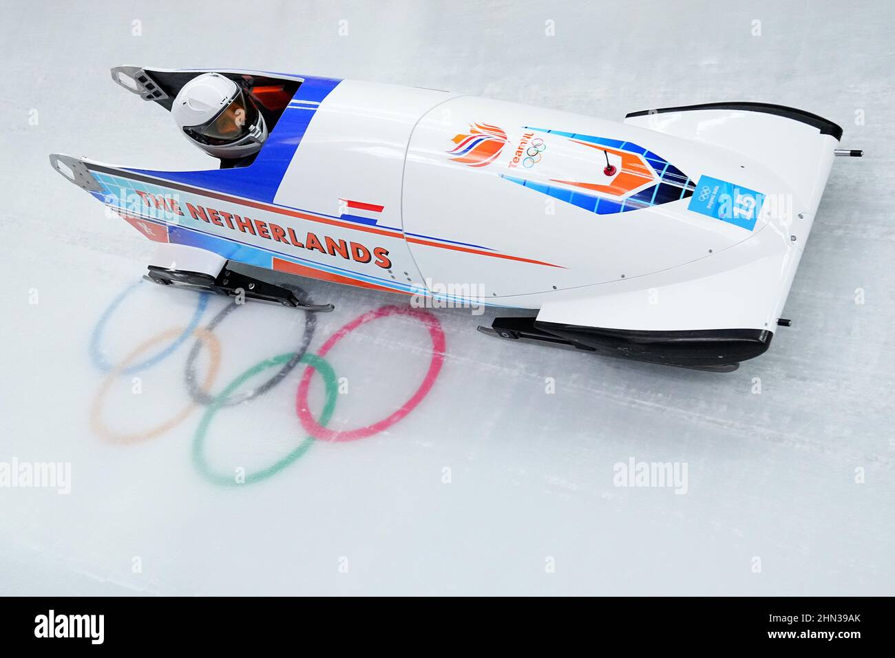 Yanqing, China. 14th Feb, 2022. Olympics, bobsleigh, monobob, women ...