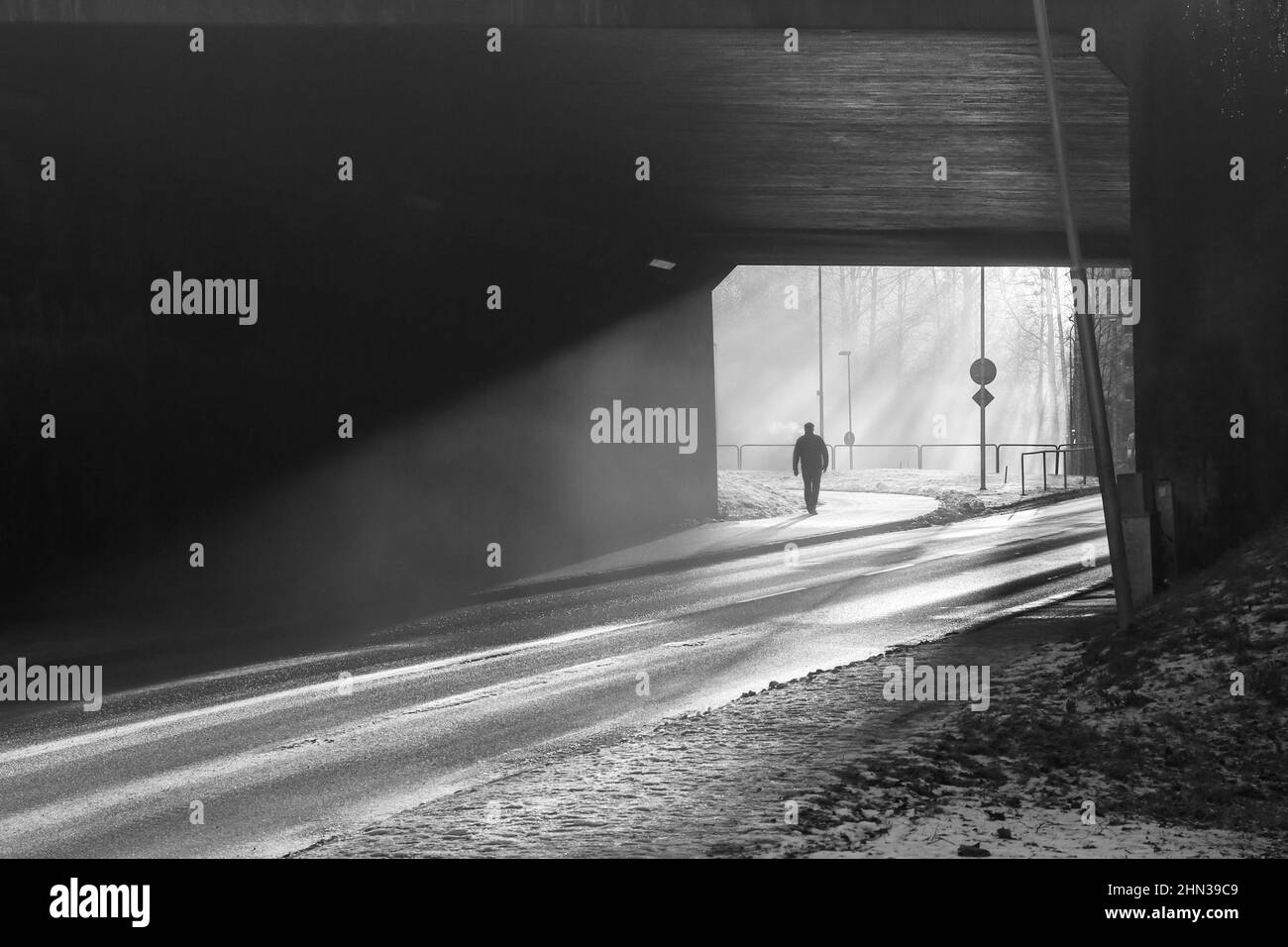 Closeup of a person entering a tunnel Stock Photo - Alamy Closeup of a person entering a tunnel Stock Photo - Alamy