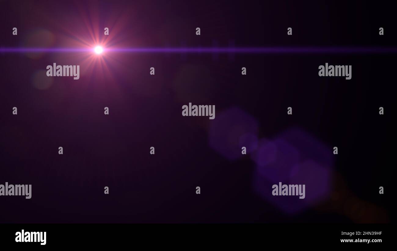 8k lens flare effect texture overlay with bokeh effect and light streak ...