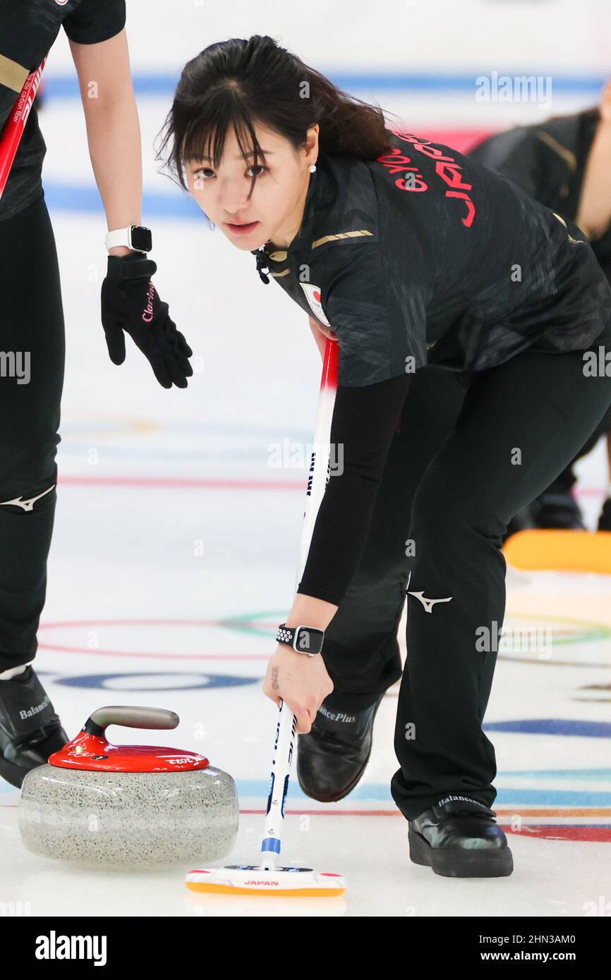 Beijing, China. 12th Feb, 2022. Chinami Yoshida (JPN) Curling : Women's ...
