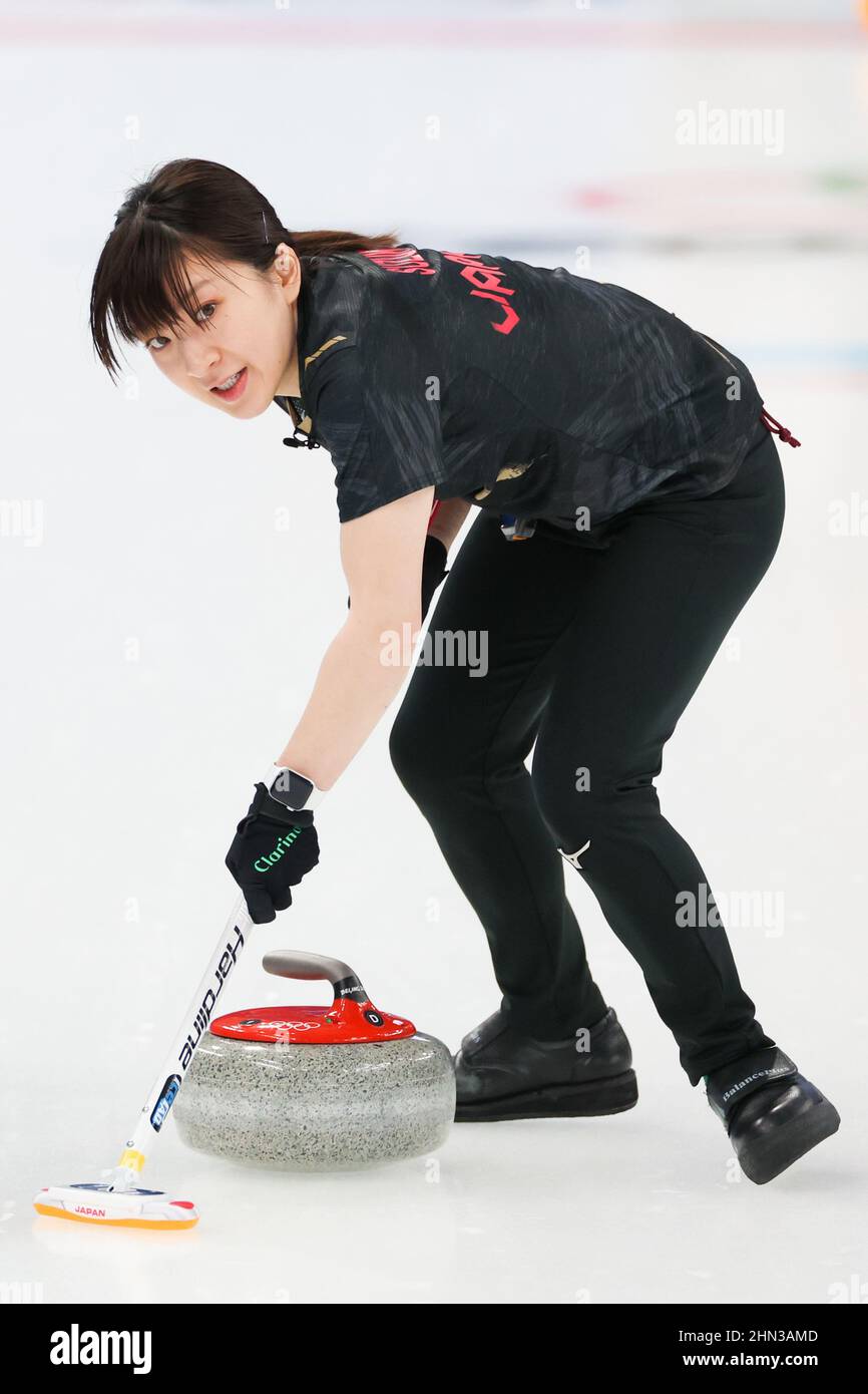 Beijing, China. 12th Feb, 2022. Yumi Suzuki (JPN) Curling : Women's ...