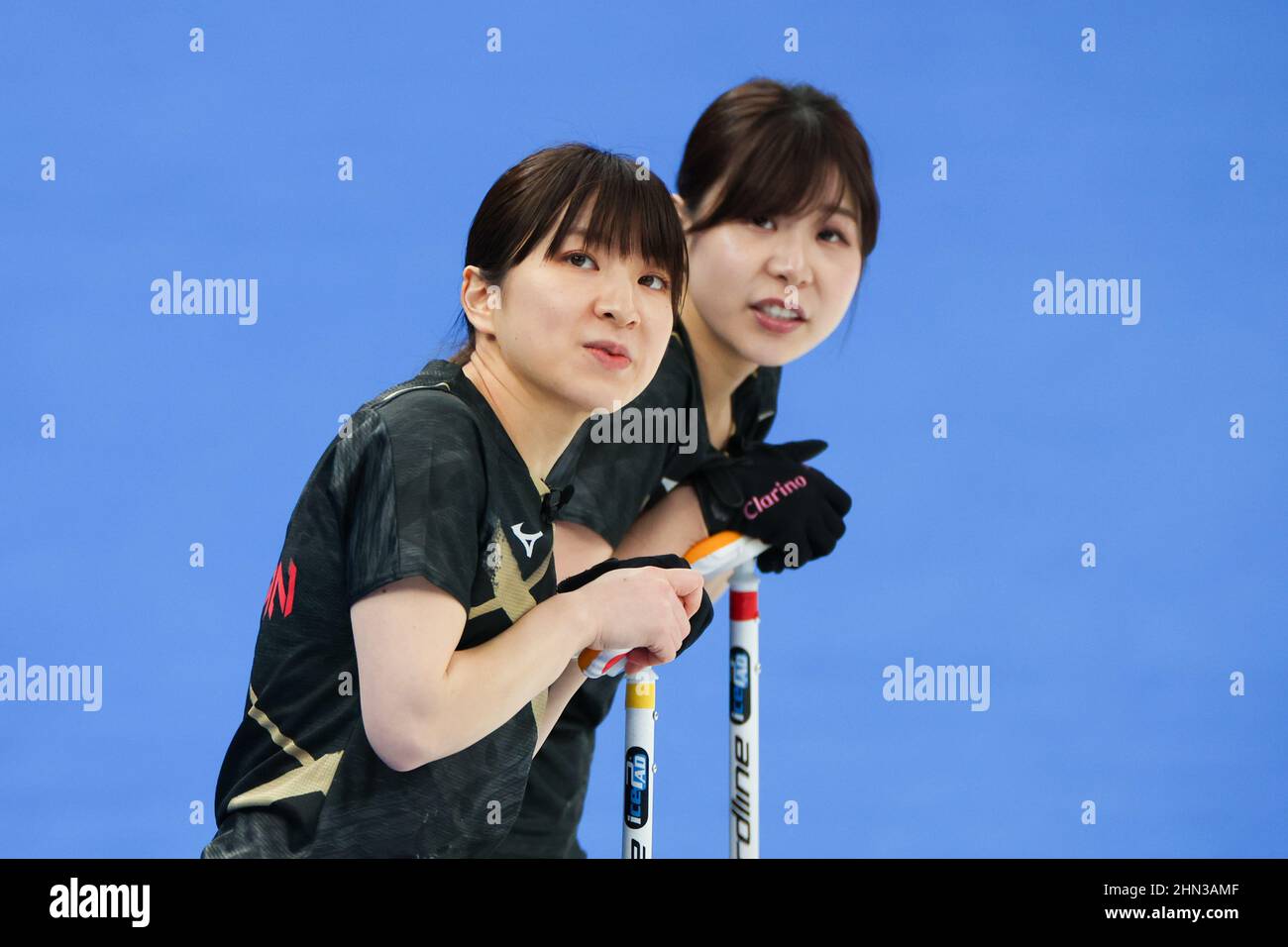 Beijing, China. 12th Feb, 2022. (L-R) Yumi Suzuki, Yurika Yoshida (JPN ...