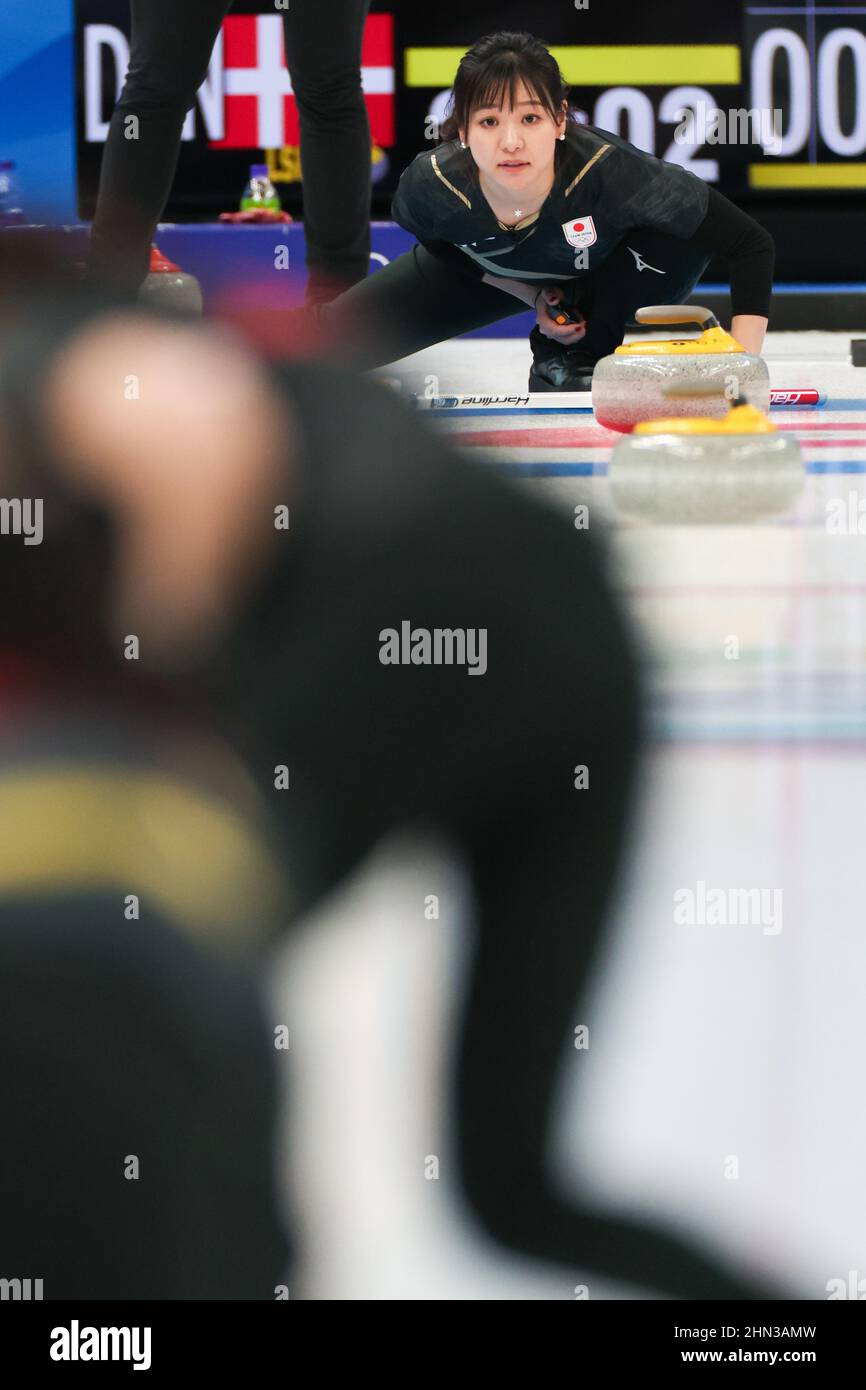 Beijing, China. 12th Feb, 2022. Chinami Yoshida (JPN) Curling : Women's ...
