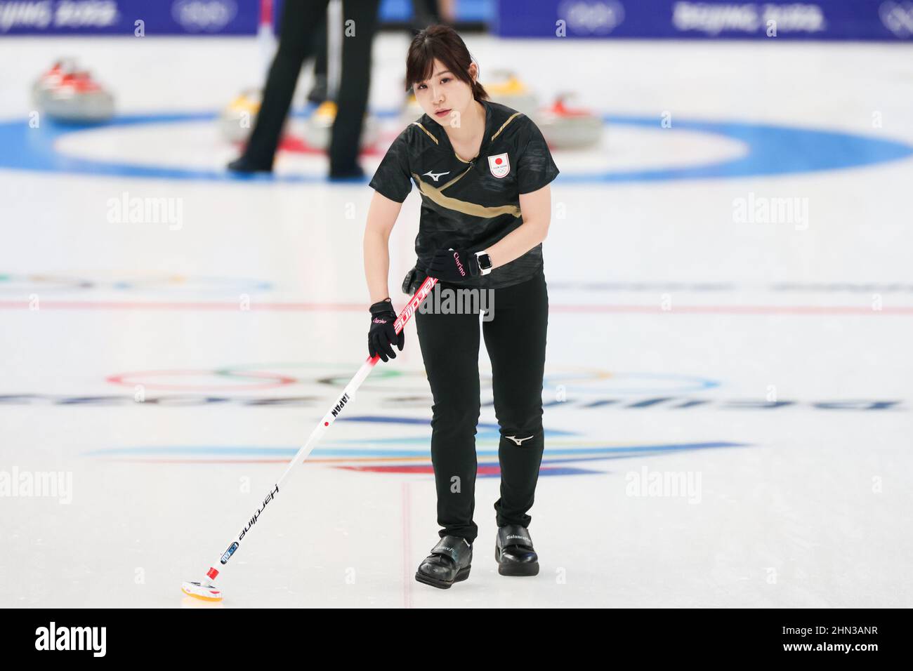 Beijing, China. 12th Feb, 2022. Yurika Yoshida (JPN) Curling : Women's ...