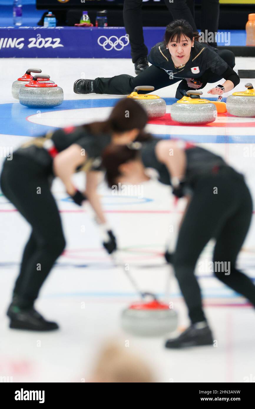 Beijing, China. 12th Feb, 2022. Chinami Yoshida (JPN) Curling : Women's ...